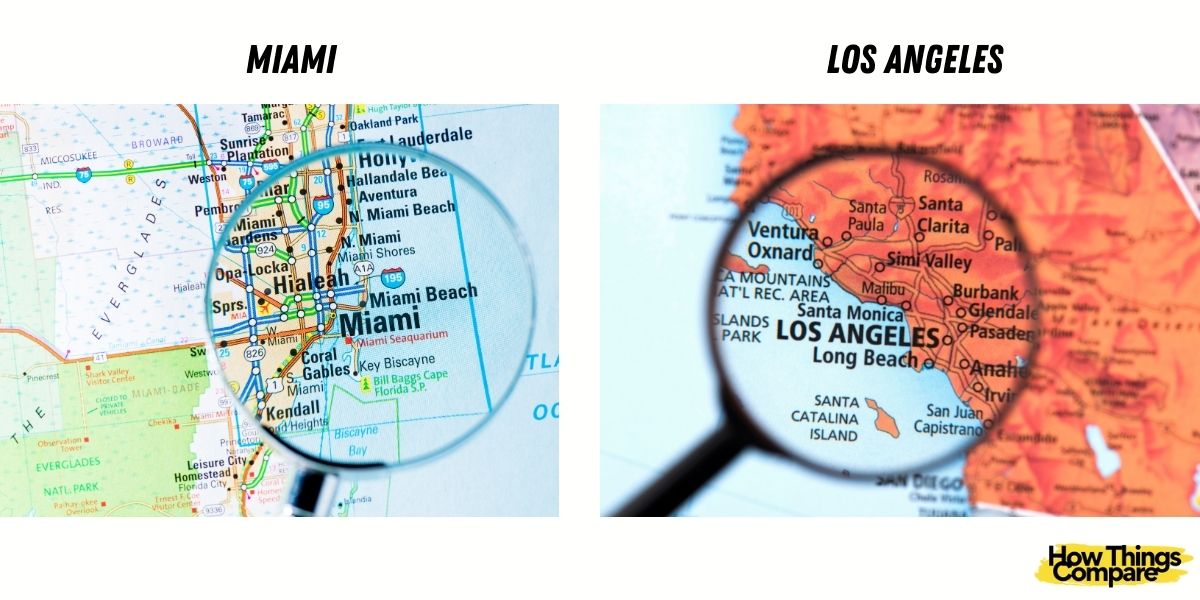 Miami vs Los Angeles - How Do They Compare? - Paint Color Comparisons ...