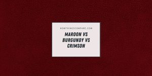 Maroon vs Burgundy vs Crimson - What Are The Differences ...