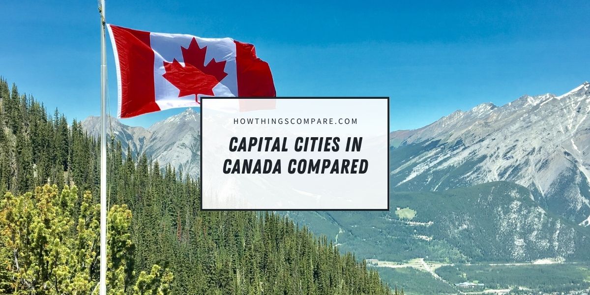 Capital Cities In Canada - Size Comparison Guide - Paint Color ...