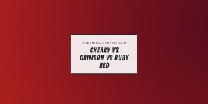 Cherry Red vs Crimson Red vs Ruby Red - Shades Of Red Explained ...
