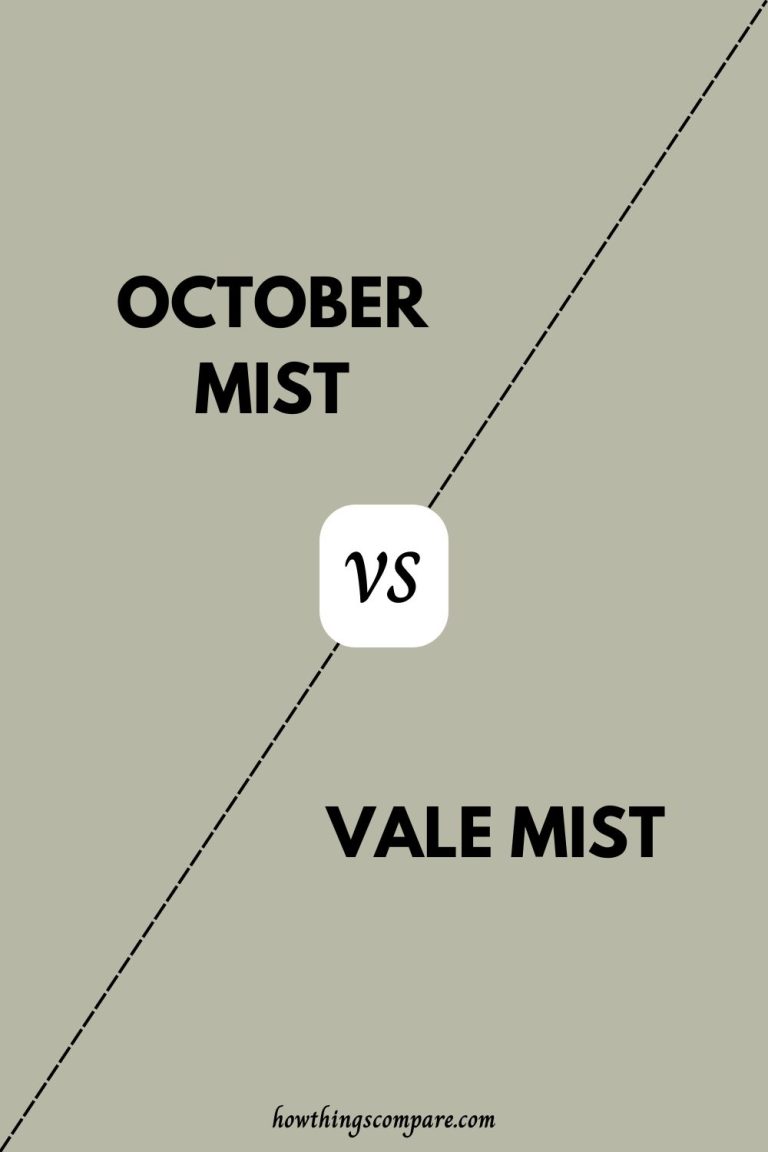 October Mist vs Vale Mist: Color Comparison Guide - Paint Color ...