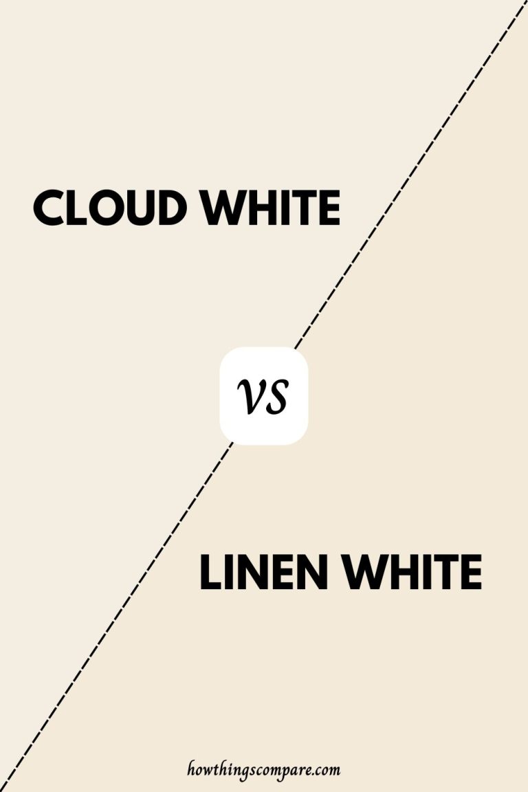 Cloud White vs Linen White: Colors Comparison Guide - Paint Color ...