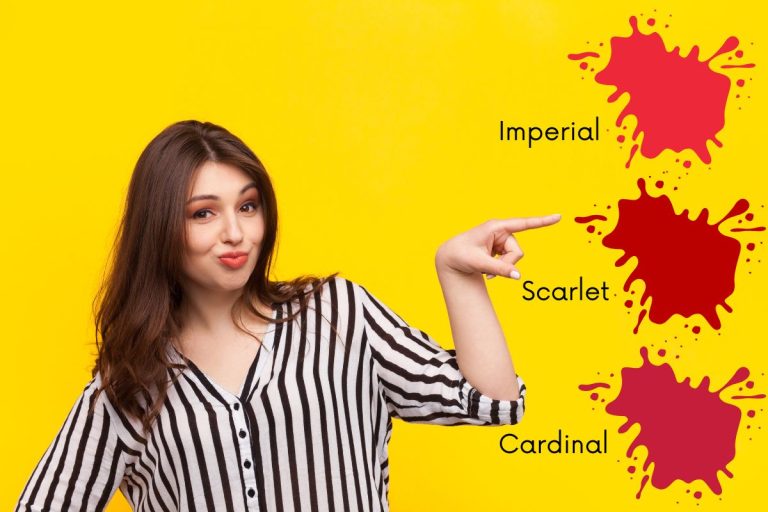 Shades Of Red Colors Compared: Imperial vs Scarlet vs Cardinal ...