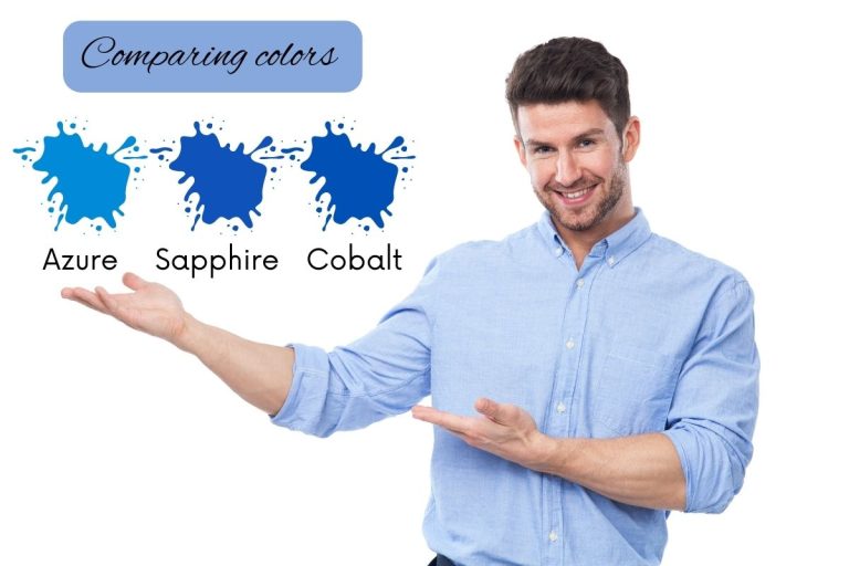 Azure vs Sapphire vs Cobalt – Blue Colors Compared – howthingscompare.com
