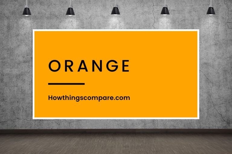 Orange vs Tangerine Color - Paint Colors Compared - Paint Color ...