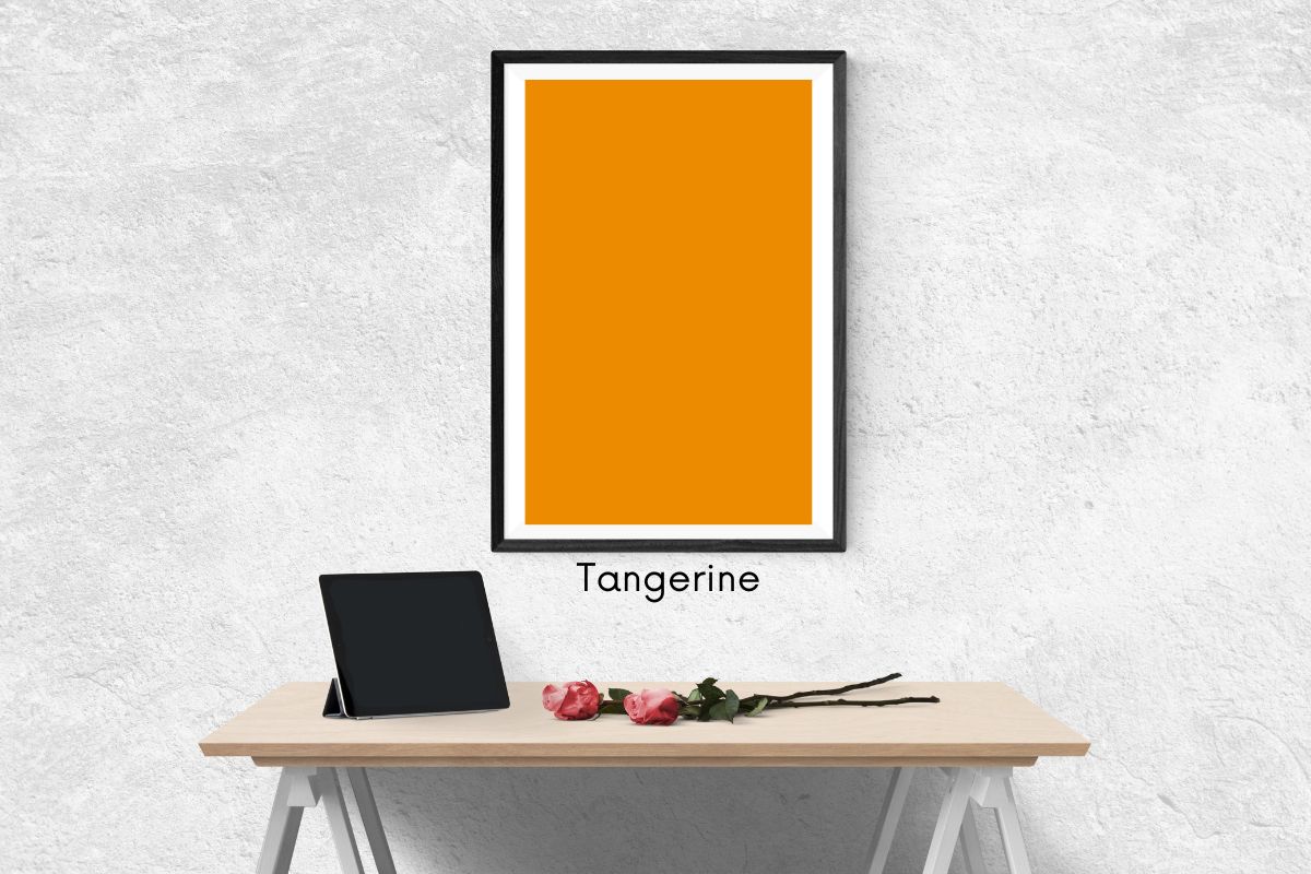 Orange vs Tangerine Color - Paint Colors Compared - Paint Color ...