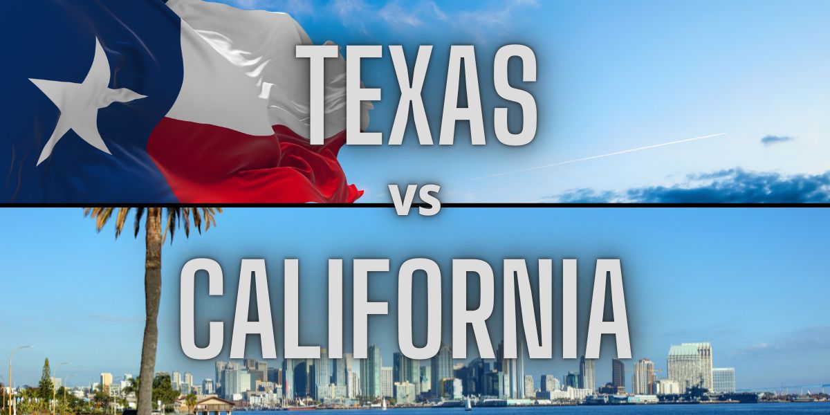 Texas vs California - How Do They Compare? - Paint Color Comparisons ...