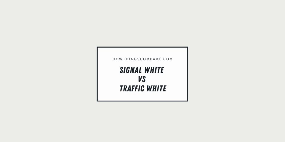 Signal White vs Traffic White: Color Comparison Guide ...