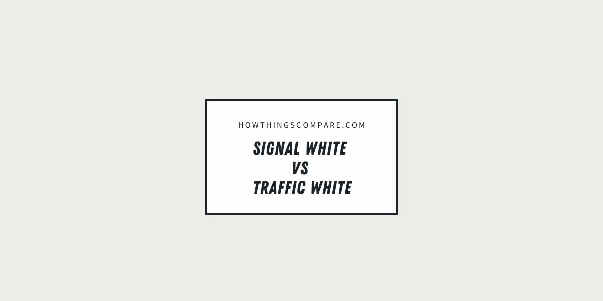 Signal White vs Traffic White: Color Comparison Guide - Paint Color ...