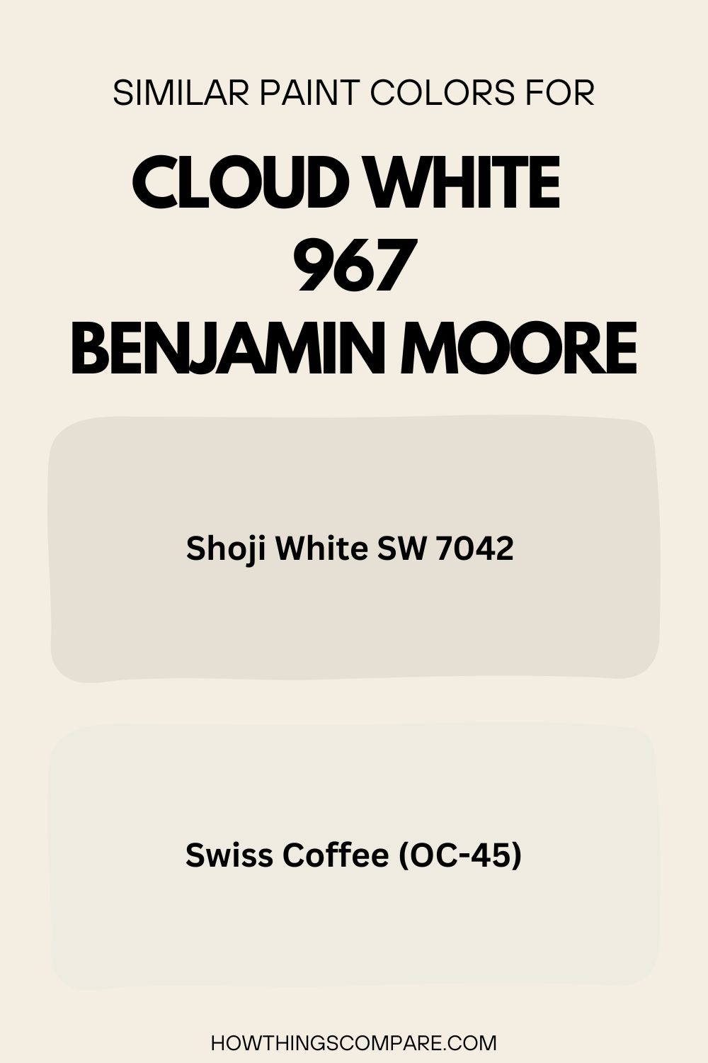 Cloud White vs Linen White: Colors Comparison Guide - Paint Color ...