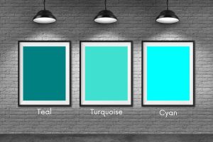 Teal vs Turquoise vs Cyan - What Are The Differences? - Paint Color ...