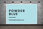 Powder Blue vs Carolina Blue: Color Comparison Guide - Paint Color ...