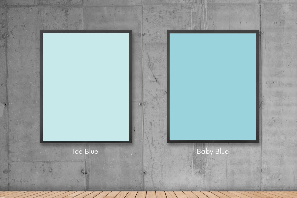 Ice Blue vs Baby Blue: Color Comparison Guide - Paint Color Comparisons ...