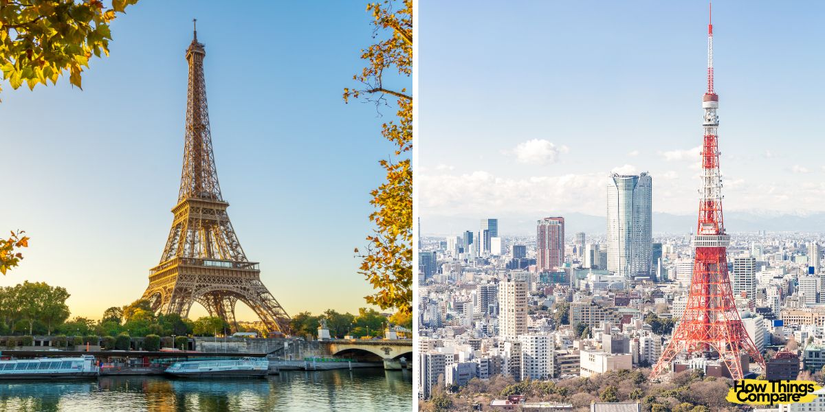 Eiffel Tower vs Tokyo Tower: How Are They Different? - Paint Color ...