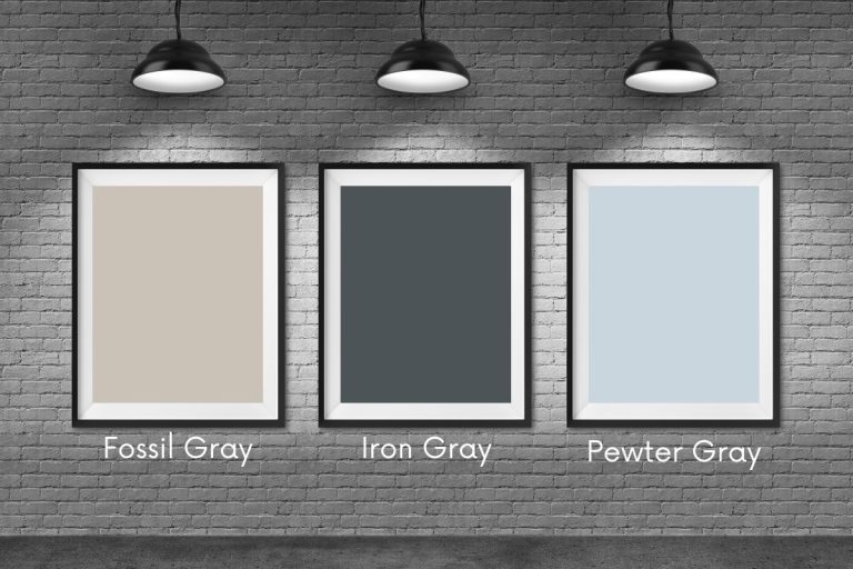 Fossil Gray vs Iron Gray vs Pewter Gray: Color Comparison Guide - Paint ...
