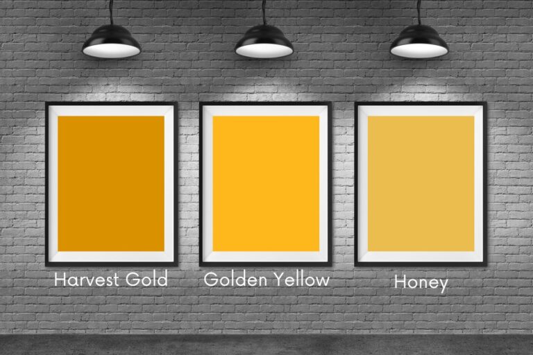 12 Dark Yellow Paint Colors Compared - Paint Color Comparisons & Guides