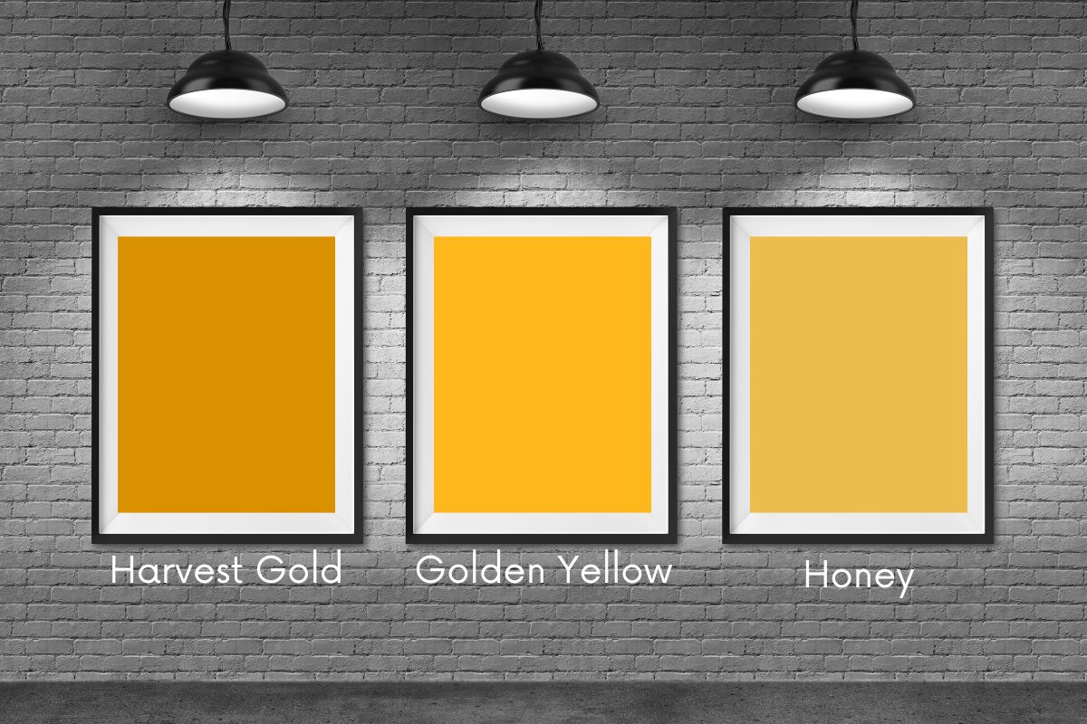 12 Dark Yellow Paint Colors Compared - Paint Color Comparisons & Guides