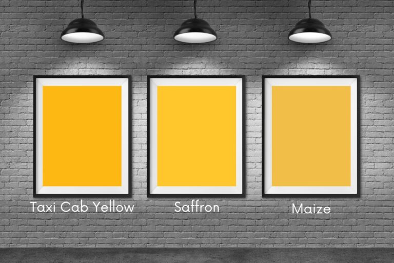 12 Dark Yellow Paint Colors Compared - Paint Color Comparisons & Guides