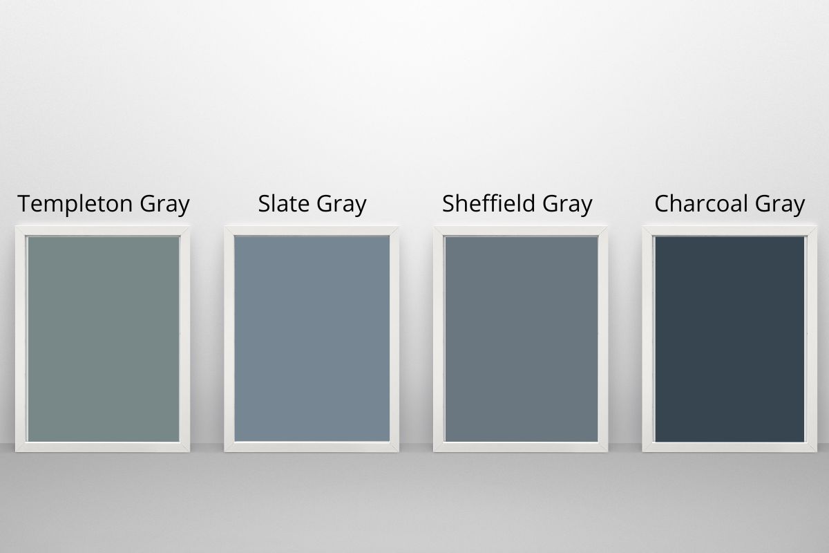 12 Dark Gray Paint Colors Compared - Paint Color Comparisons & Guides