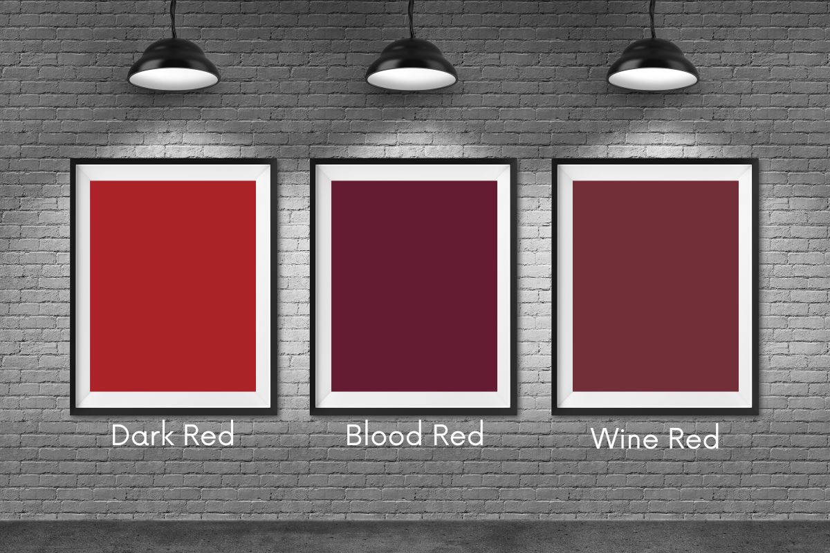 12 Dark Red Paint Colors Compared - Paint Color Comparisons & Guides