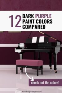 12 Dark Purple Paint Colors Compared - Paint Color Comparisons & Guides