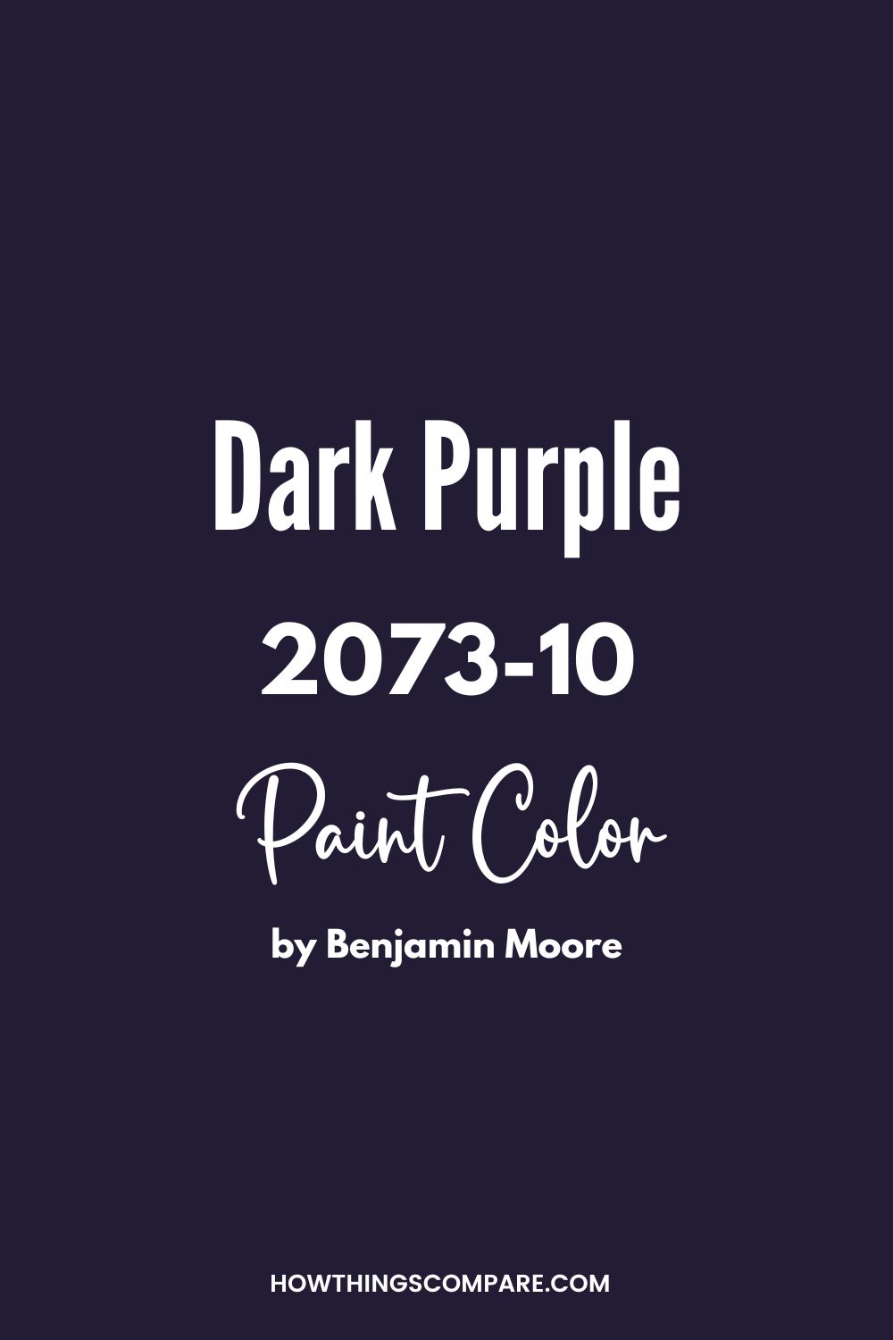 12 Dark Purple Paint Colors Compared - Paint Color Comparisons & Guides