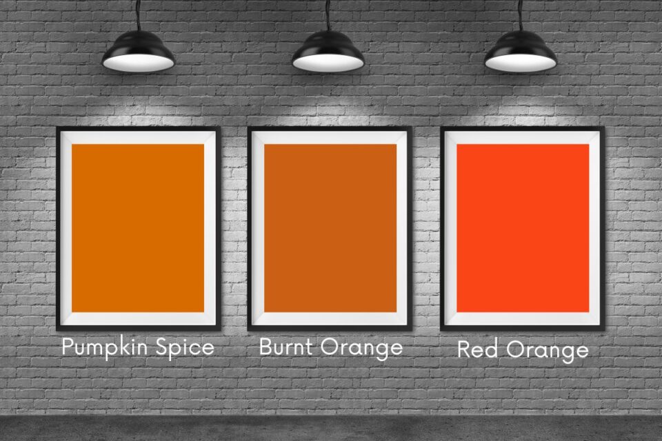 12 Dark Orange Paint Colors Compared - Paint Color Comparisons & Guides