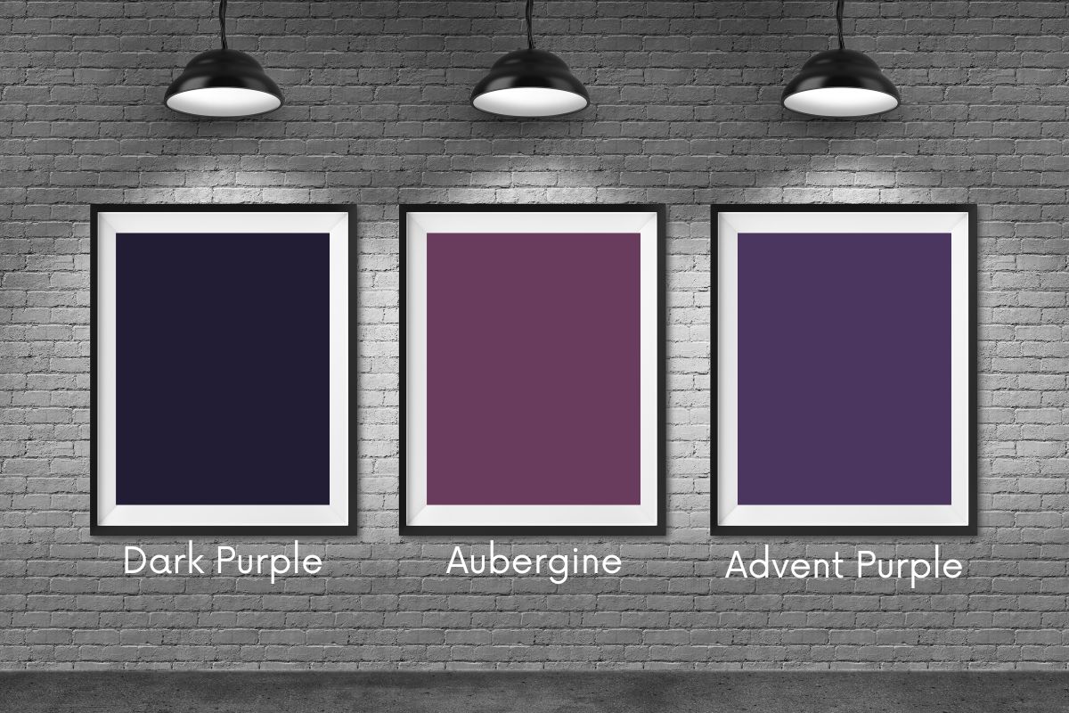 12 Dark Purple Paint Colors Compared - Paint Color Comparisons & Guides