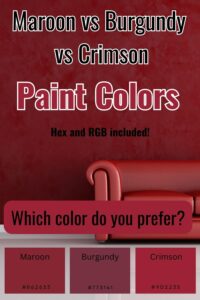 Maroon vs Burgundy vs Crimson – What Are The Differences ...