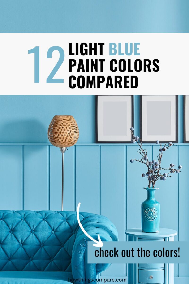 12 Light Blue Paint Colors Compared (Lightest Shades) - Paint Color ...