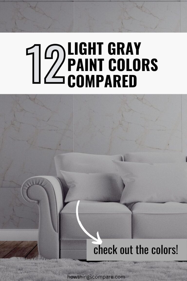12 Light Gray Paint Colors Compared (Lightest Shades) - Paint Color ...