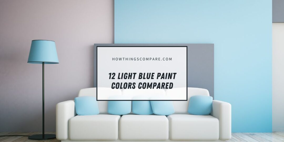 12 Light Blue Paint Colors Compared (Lightest Shades ...