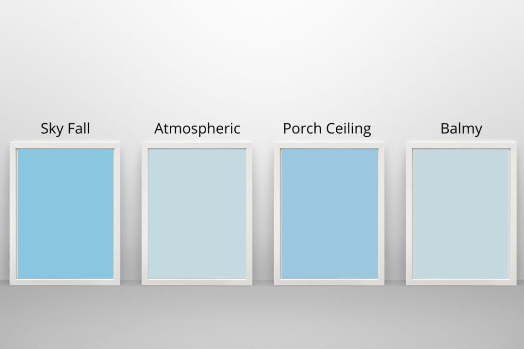 12 Light Blue Paint Colors Compared (Lightest Shades) - Paint Color ...