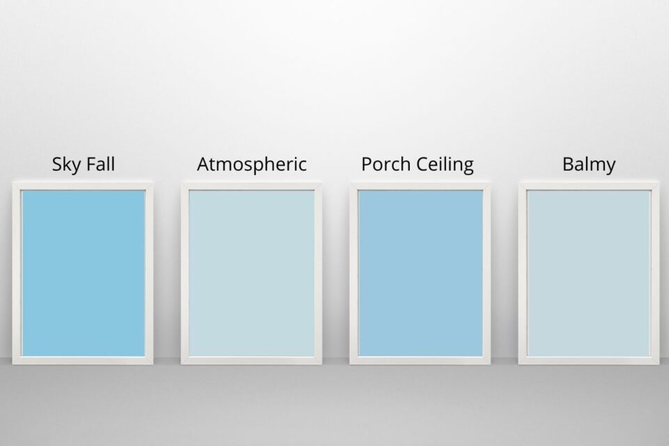 12 Light Blue Paint Colors Compared (Lightest Shades) - Paint Color ...