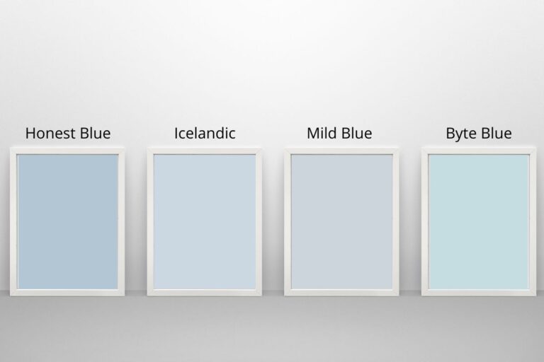 12 Light Blue Paint Colors Compared (Lightest Shades) - Paint Color ...