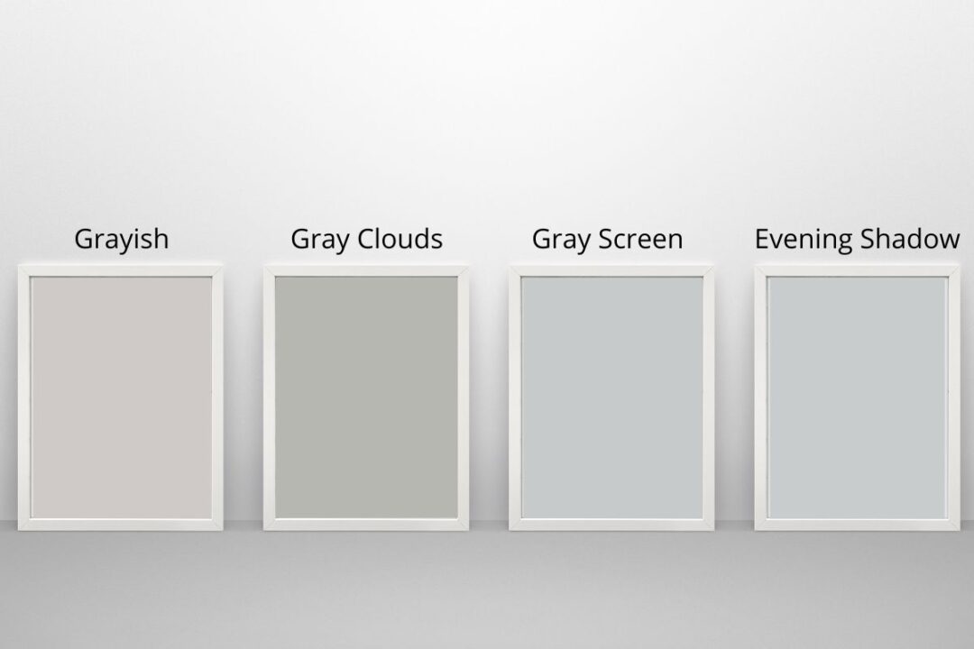 12 Light Gray Paint Colors Compared (Lightest Shades) - Paint Color ...