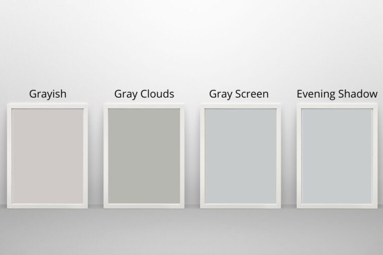12 Light Gray Paint Colors Compared (Lightest Shades) - Paint Color ...