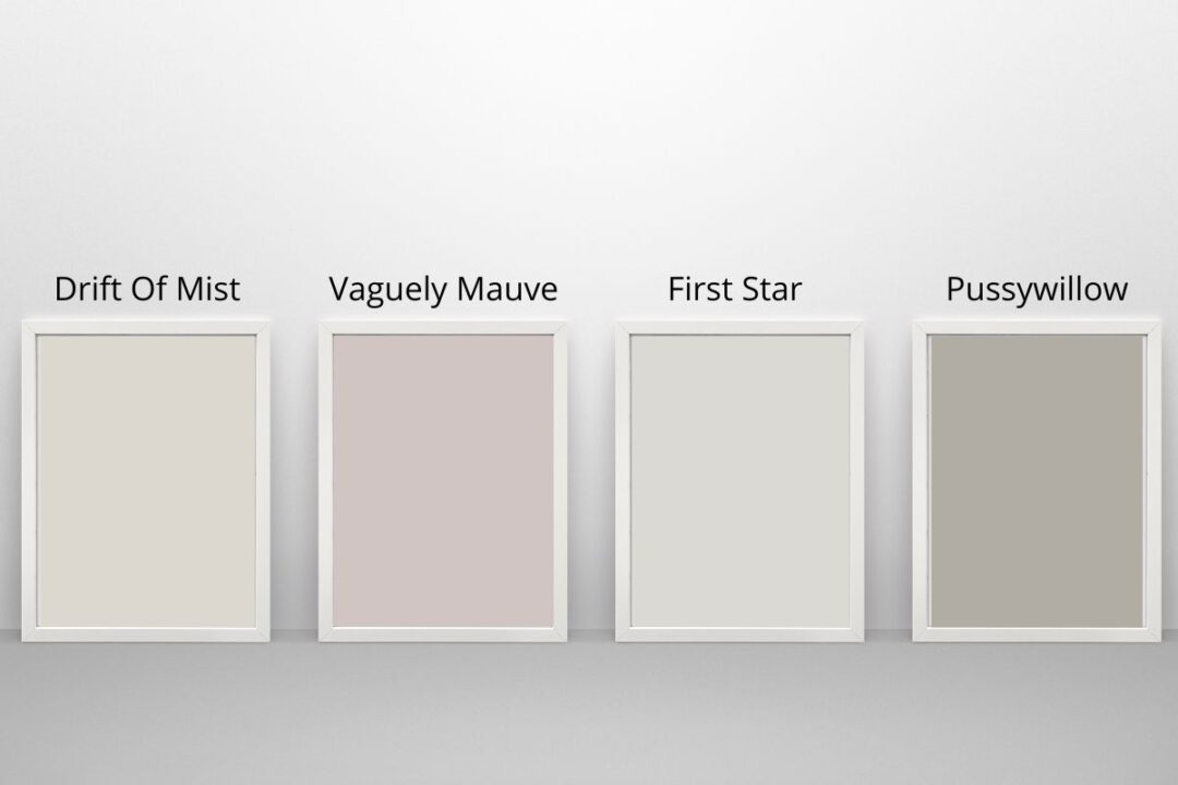 12 Light Gray Paint Colors Compared (Lightest Shades) - Paint Color ...