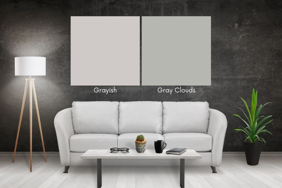 12 Light Gray Paint Colors Compared (Lightest Shades) - Paint Color ...