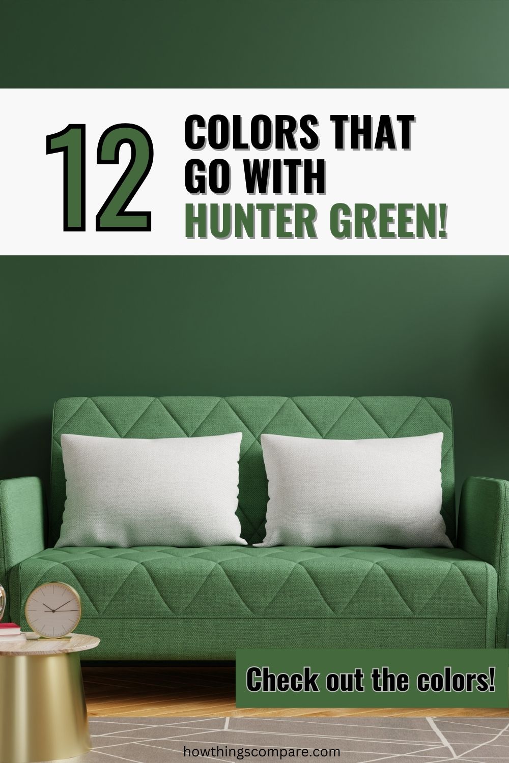 12 Colors That Go With Hunter Green – howthingscompare.com