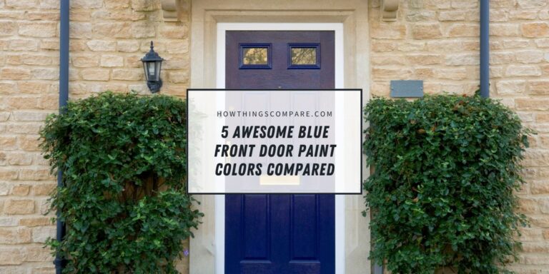 5 Awesome Blue Front Door Paint Colors Compared - howthingscompare.com