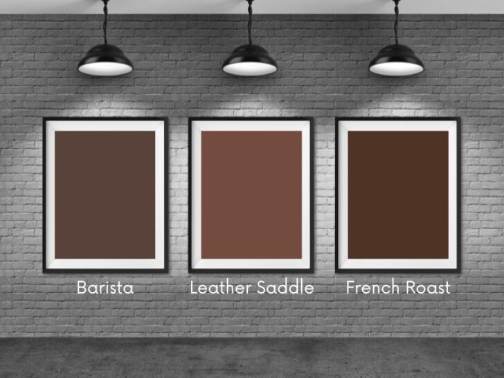 11 Shades Of Dark Brown Paint Colors: Comparison Guide - Paint Color ...
