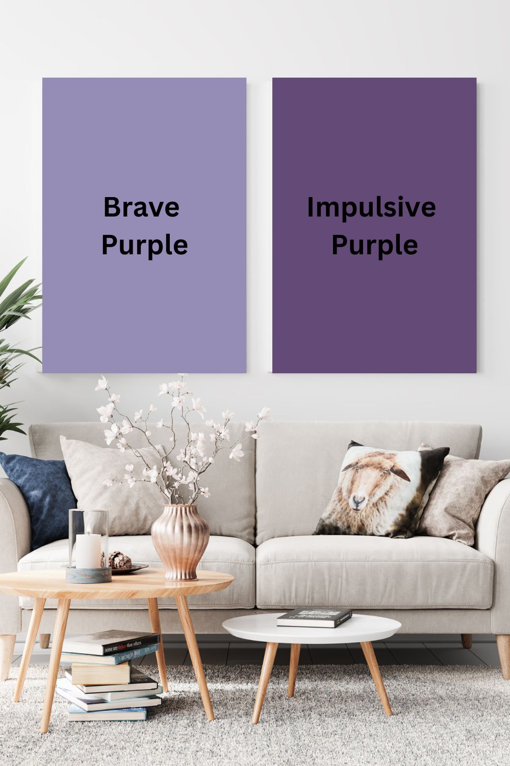 Brave Purple vs Impulsive Purple: Sherwin Williams Paint Colors ...