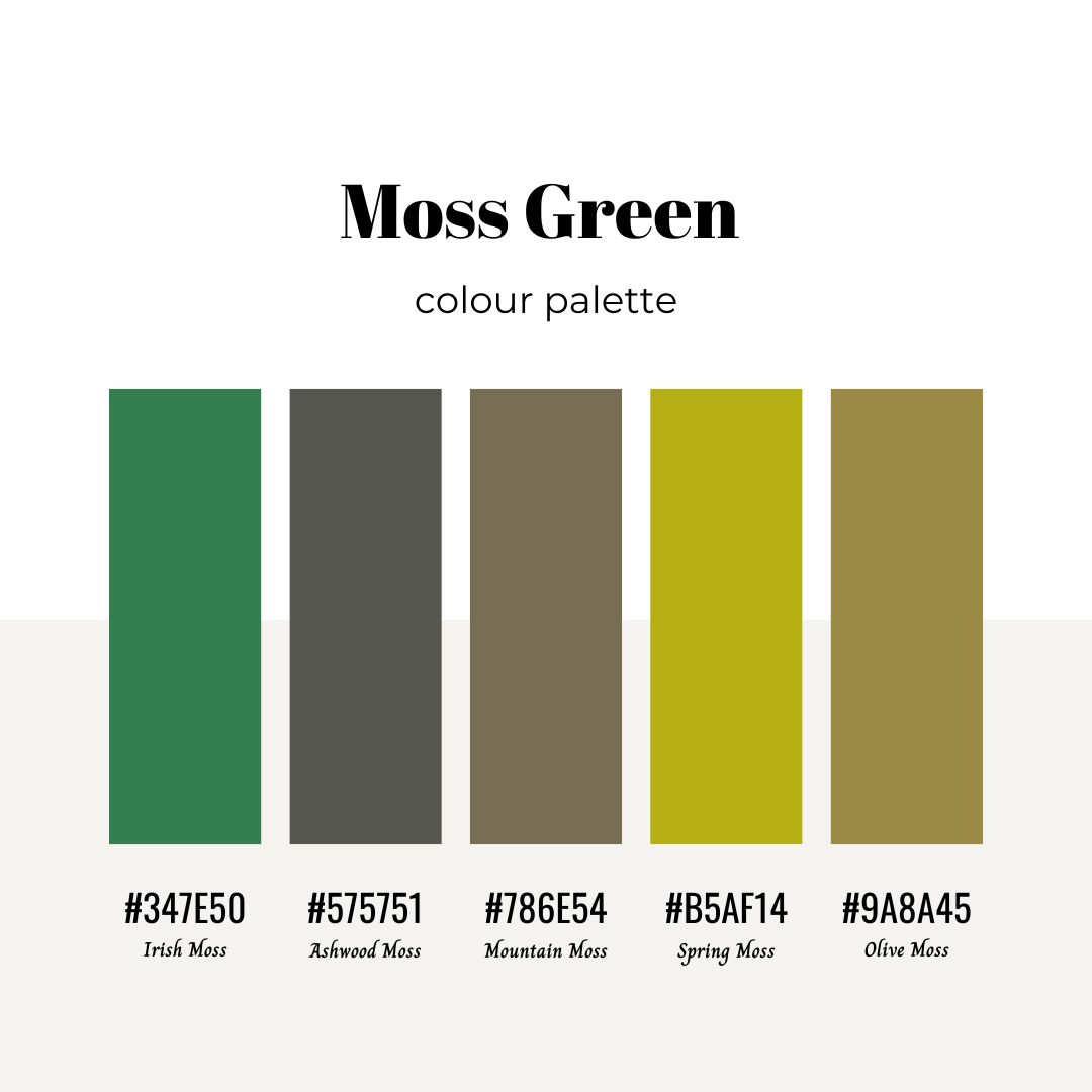 5 Green Color Palettes That You Will Love - Paint Color Comparisons ...