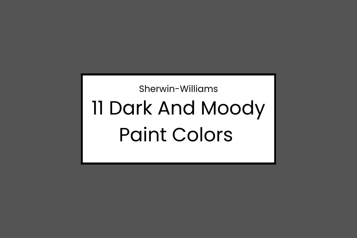 11 Dark And Moody Paint Colors For Your Living Room - Paint Color ...