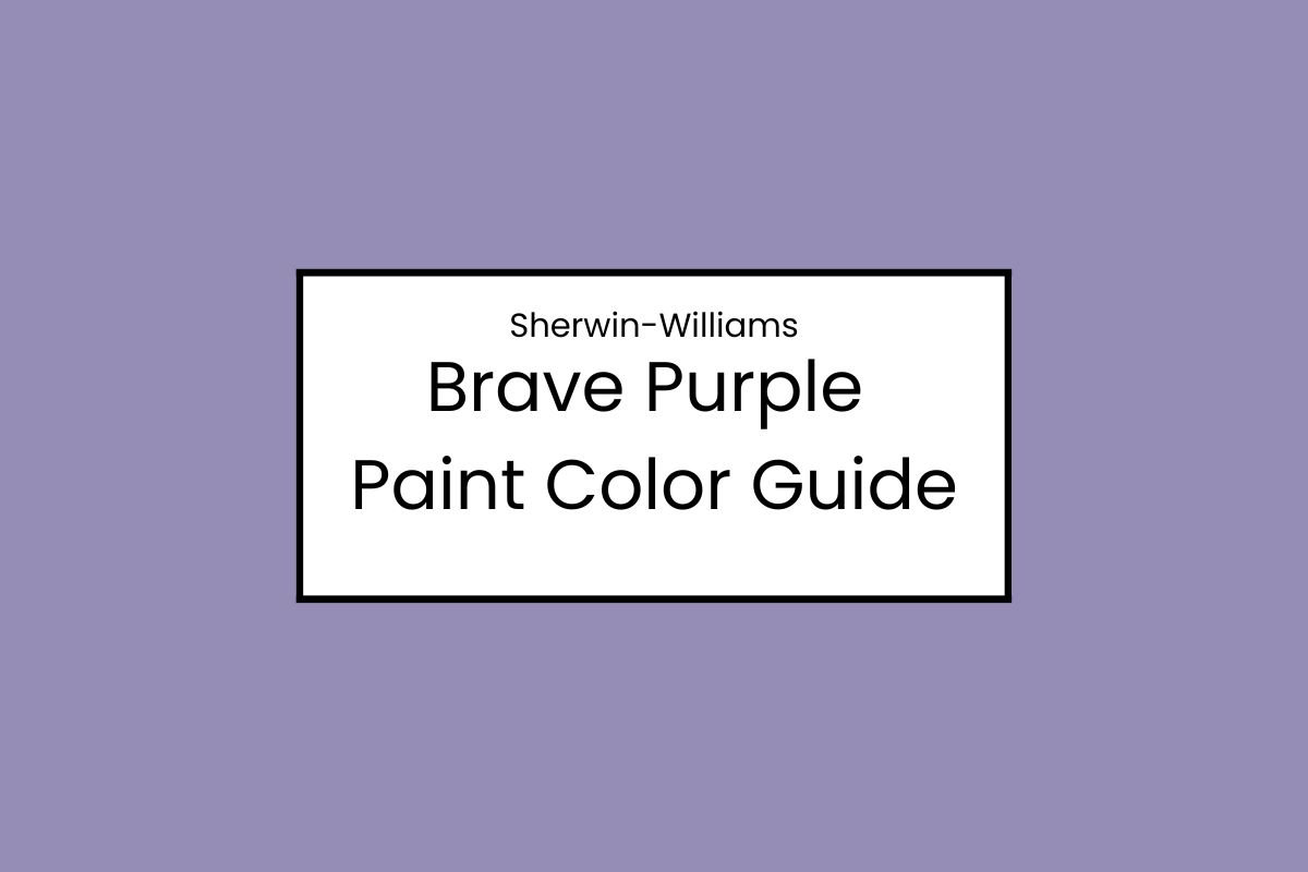 Brave Purple Paint Color Guide: Your Sherwin-Williams Selection ...