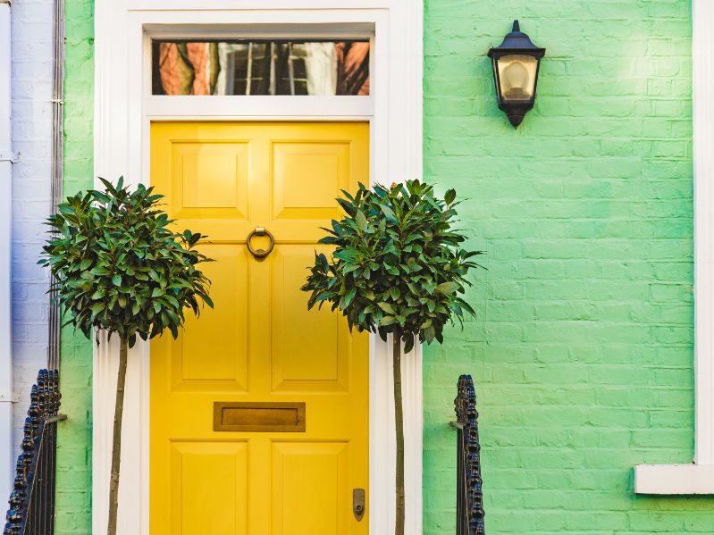 21 Eye-Catching Front Door Paint Colors - Paint Color Comparisons & Guides