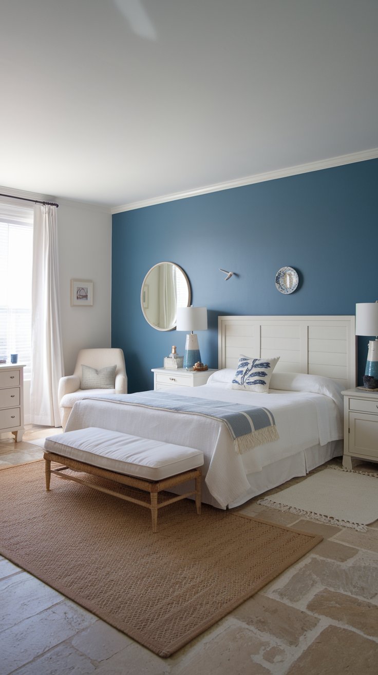 15 Blue Coastal Bedroom Ideas That You Will Love - Paint Color ...