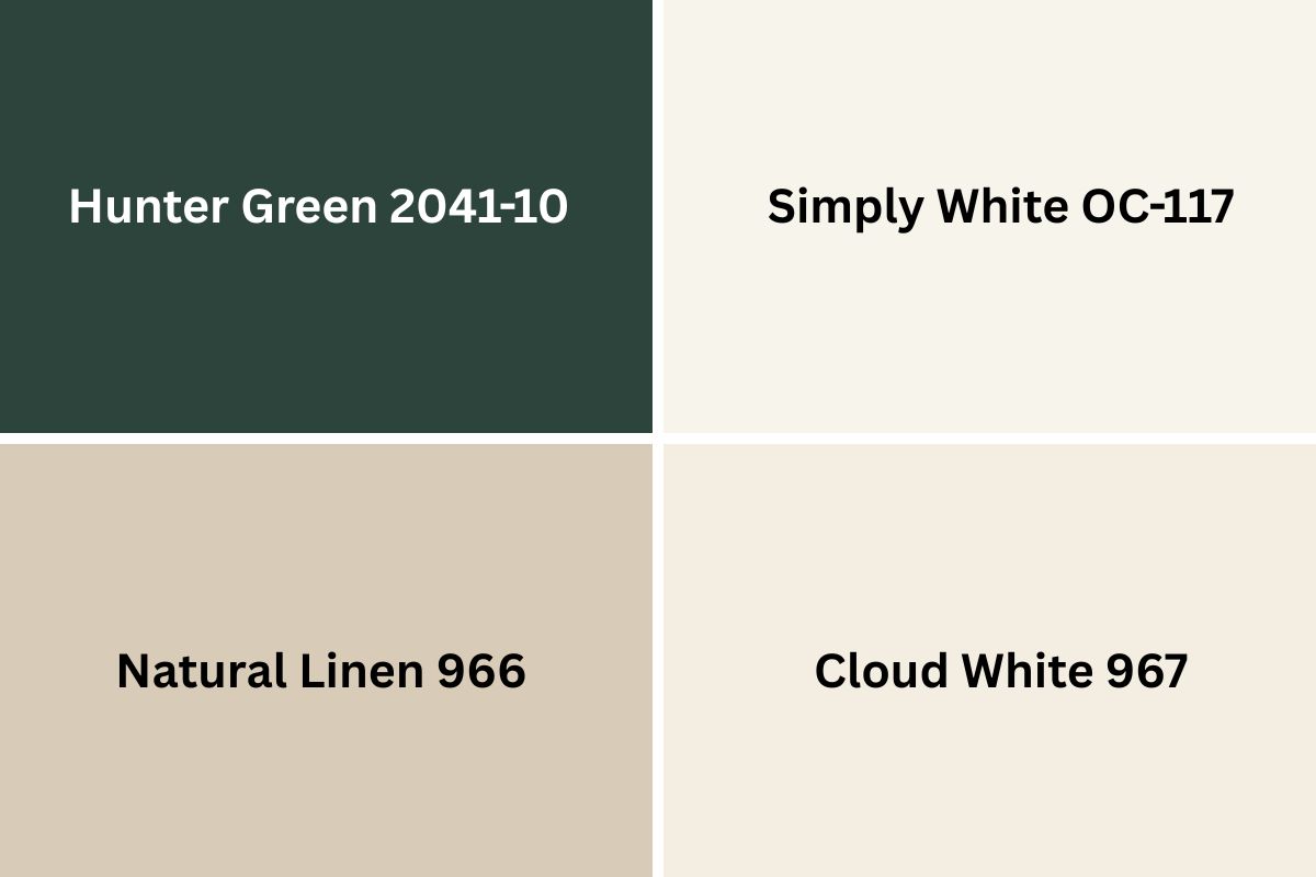 Hunter Green Paint Color 2041-10 Benjamin Moore - Paint Color ...